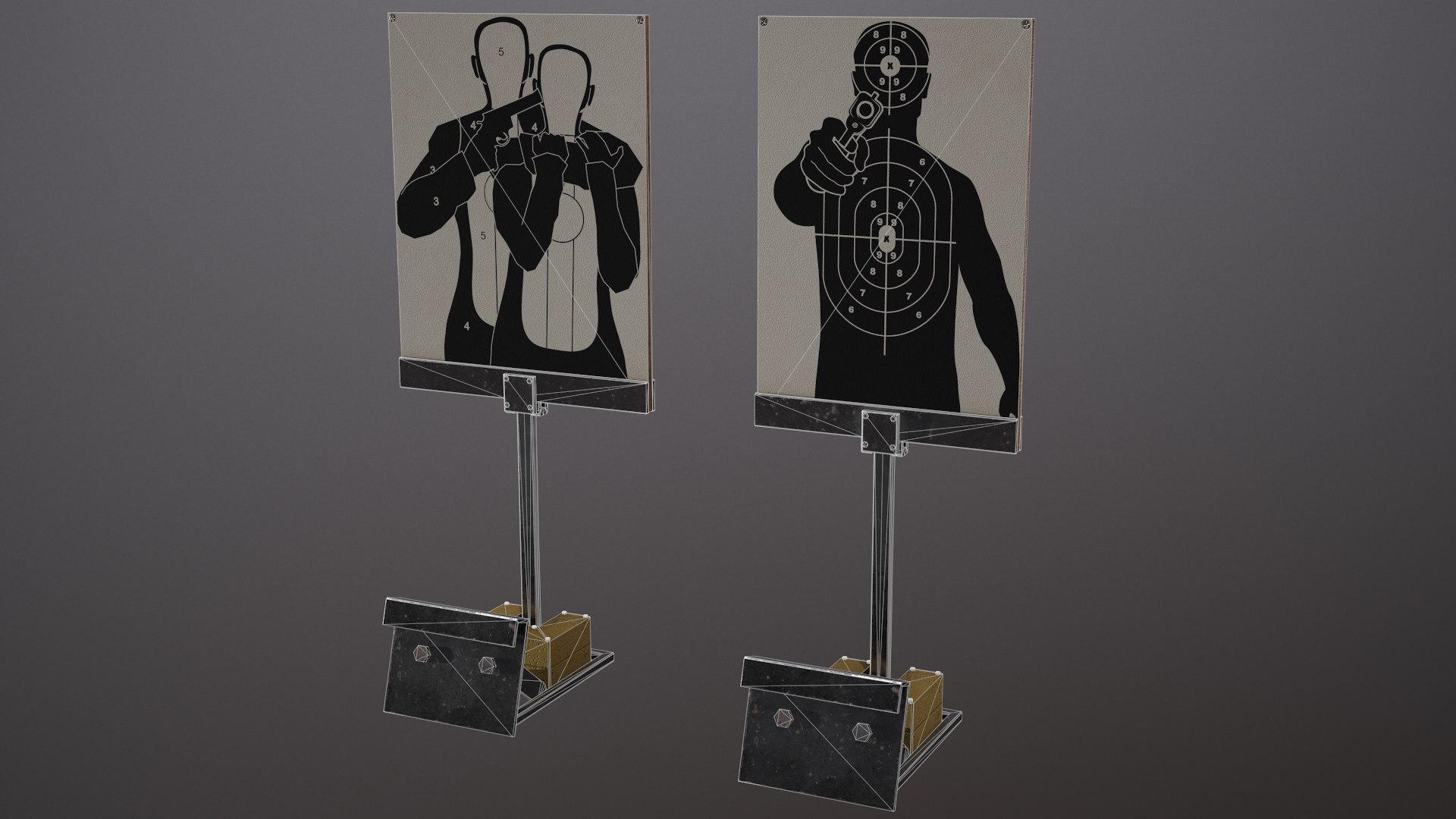 Military Target 3D Model - TurboSquid 1323584