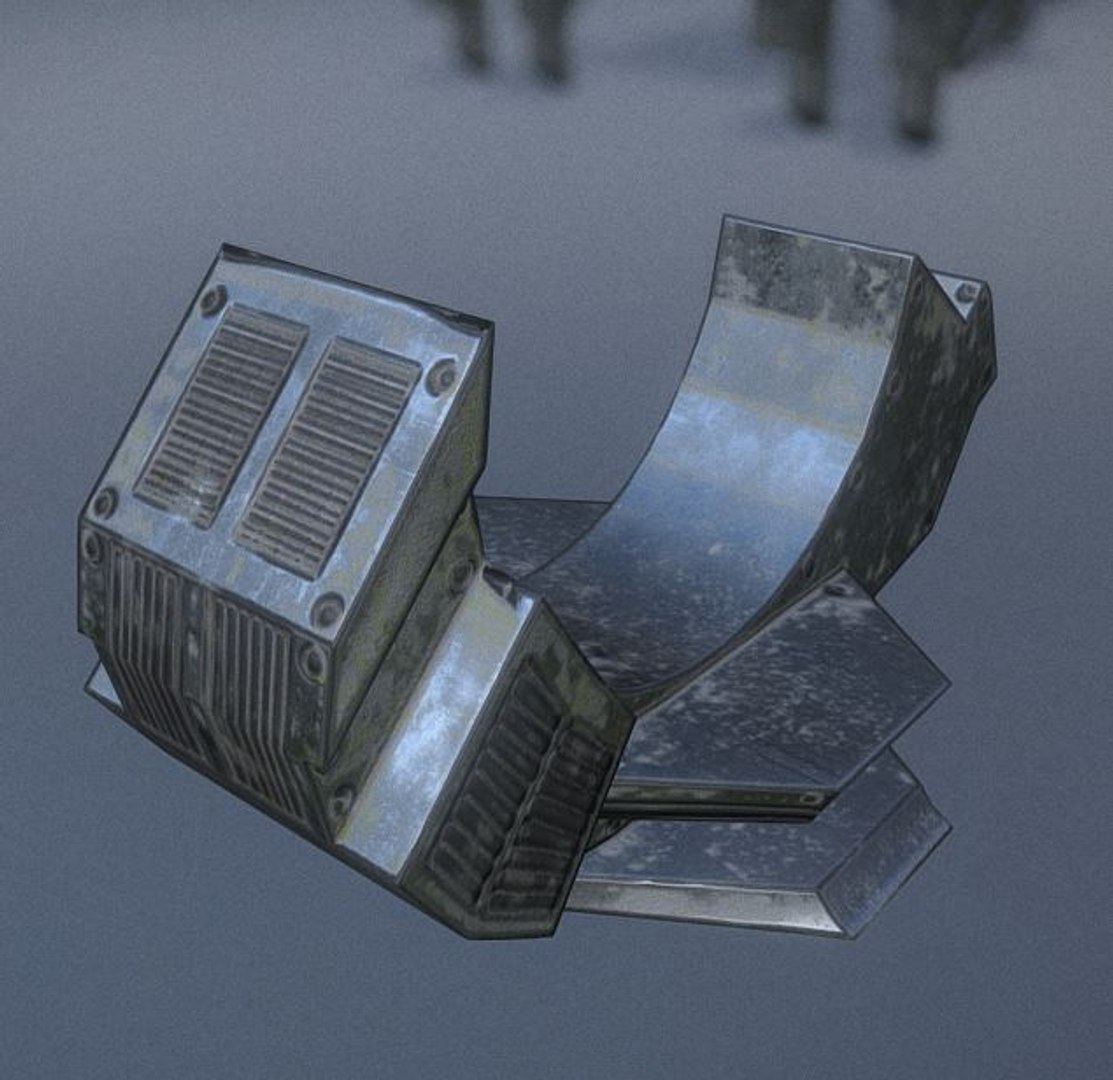 3d Model Walking-mech-neck Pbr