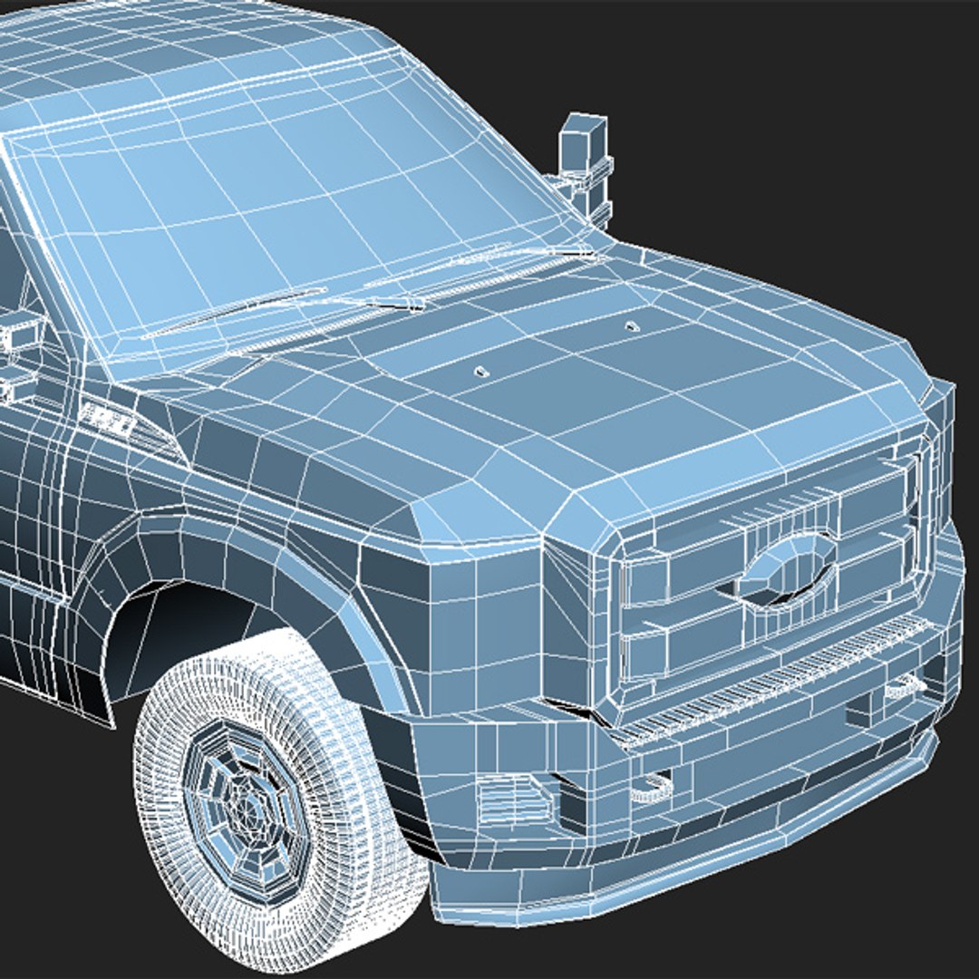 3d Heavy Duty Regular Cab Model