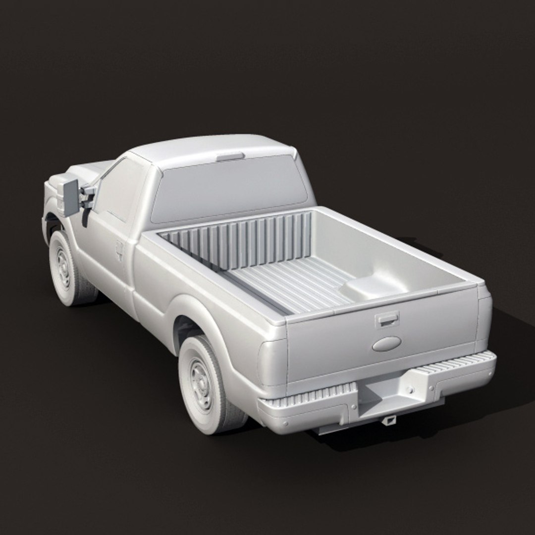 3d Heavy Duty Regular Cab Model