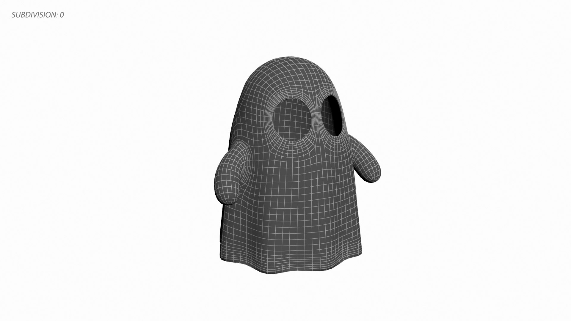 Little Cartoon Ghost 3D - TurboSquid 2320800