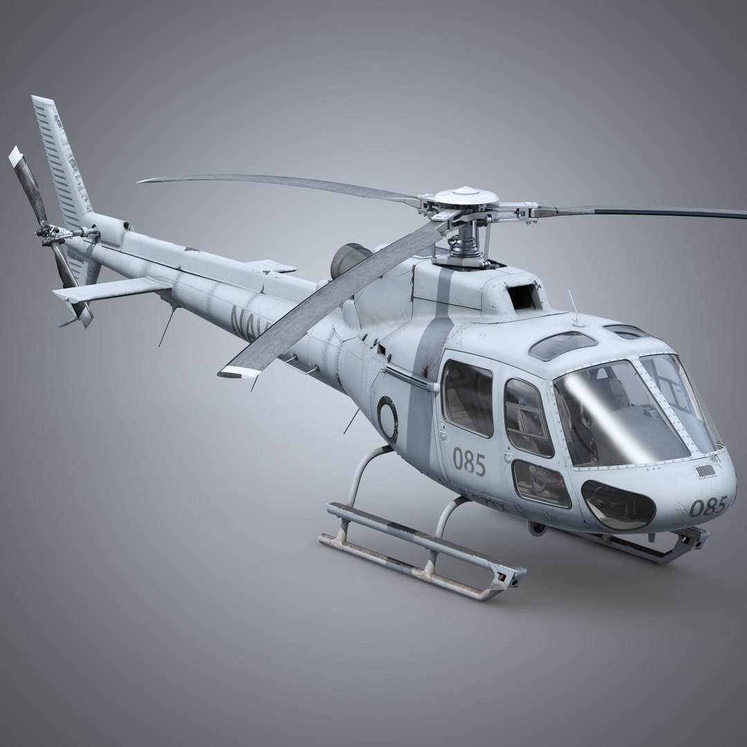 H125 Military Helicopter 3ds