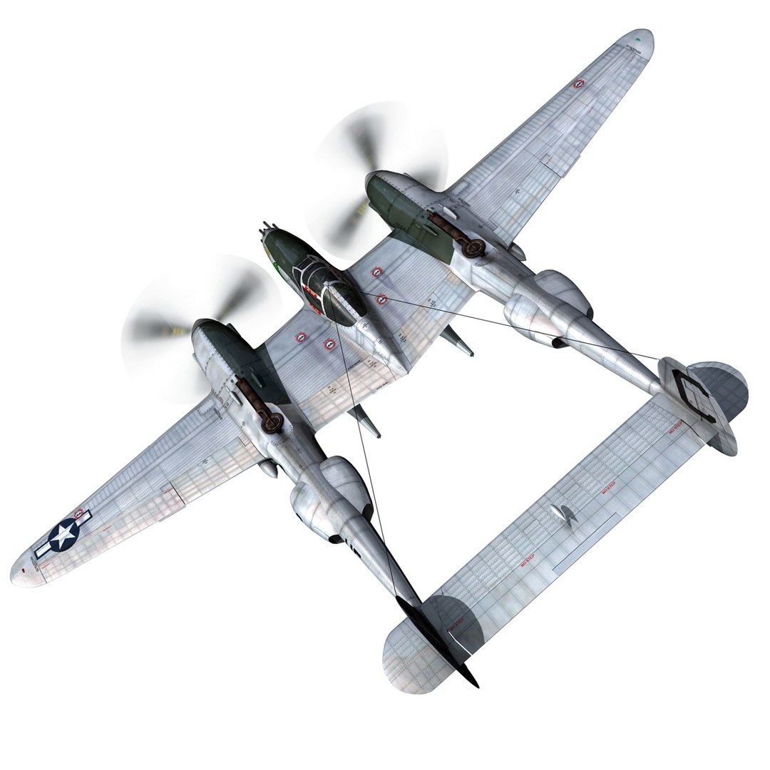 3d lockheed lightning - gung