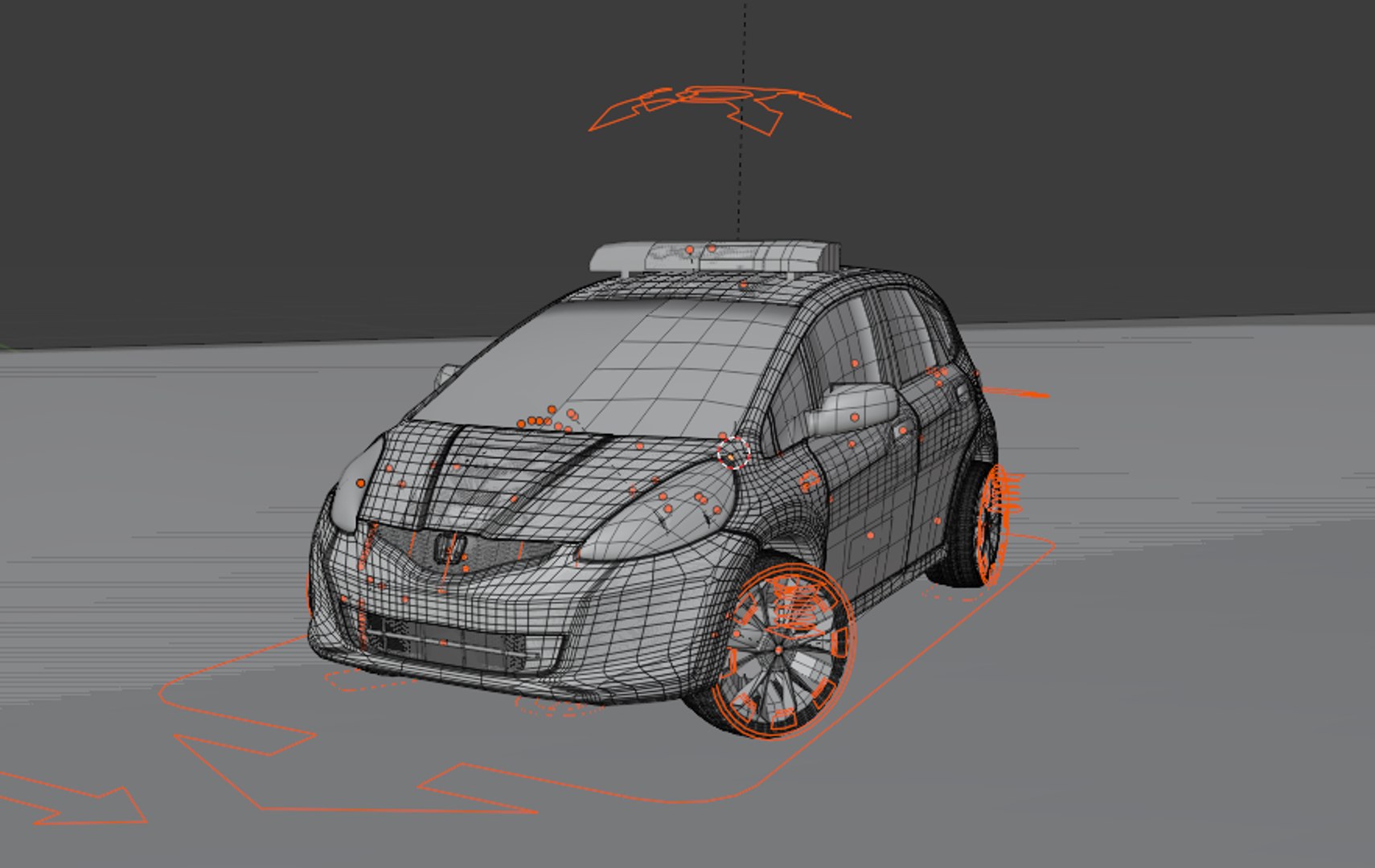 3D Blender Police Car - TurboSquid 1575216