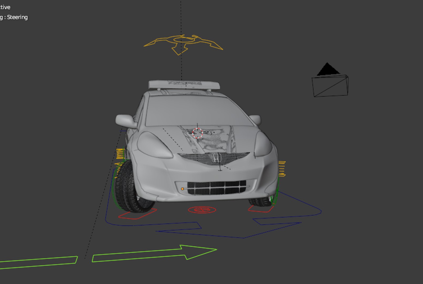 3D Blender Police Car - TurboSquid 1575216