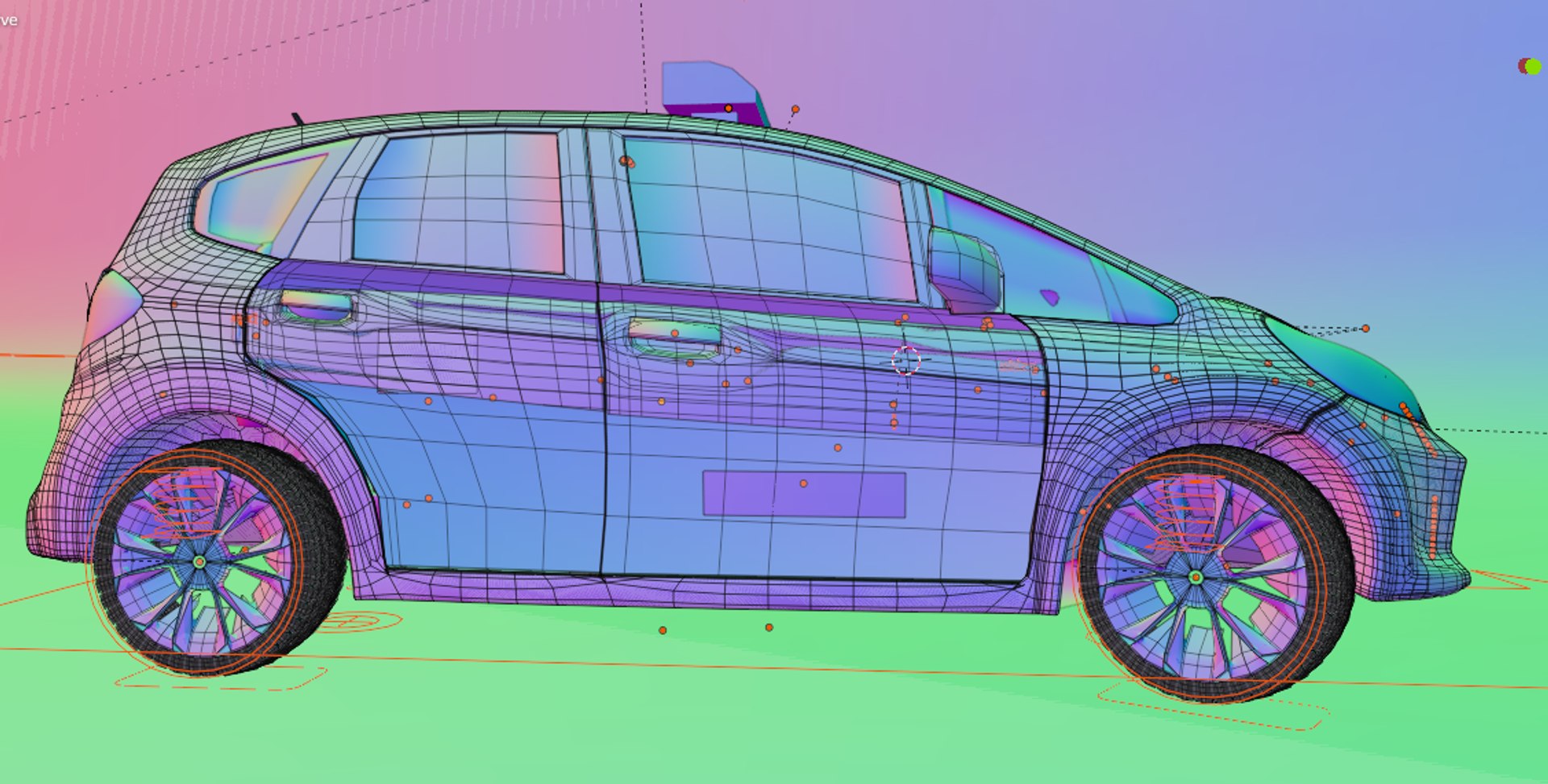 3D Blender Police Car - TurboSquid 1575216