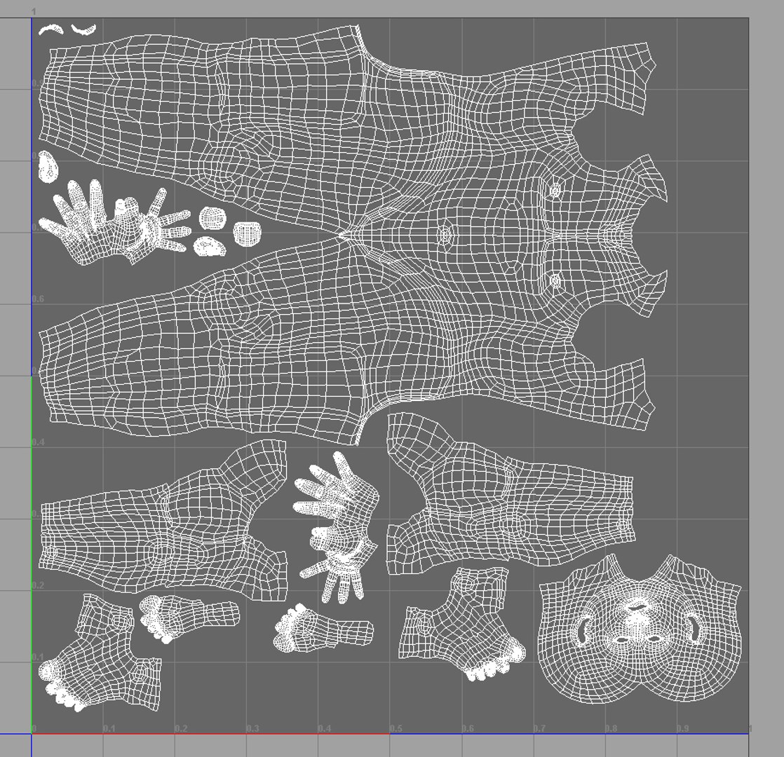 maya male body base mesh