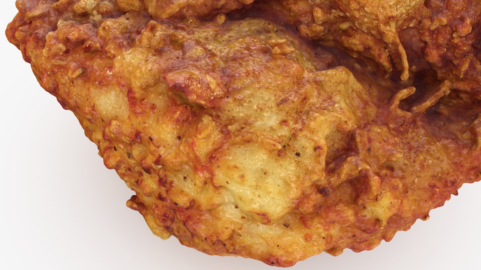 3D KFC Fried Chicken Breast 1 Model - TurboSquid 2324131