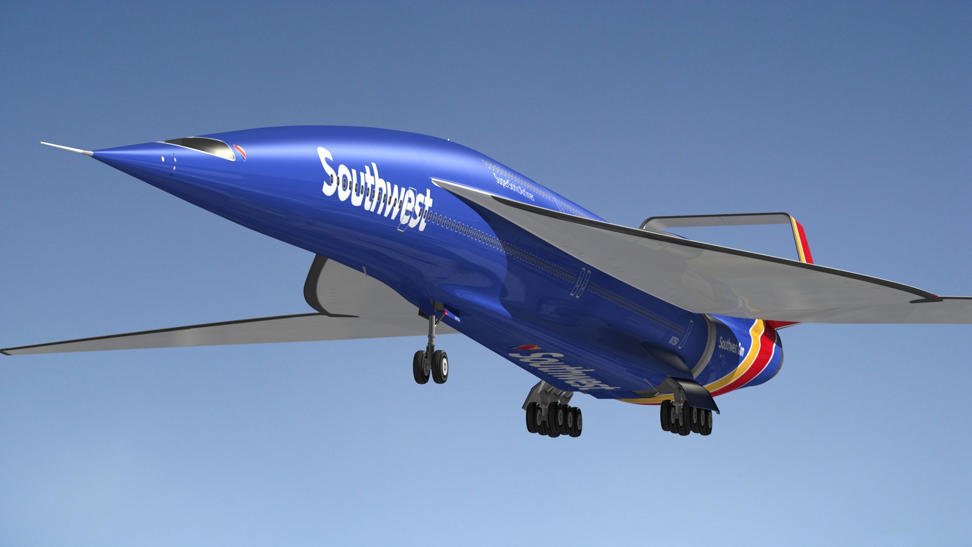 3D SSA Southwest Airlines - TurboSquid 2154566