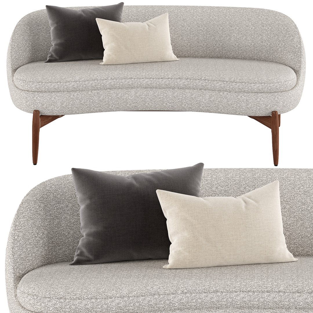 Sendai Lounge Sofa 3D - TurboSquid 2143291