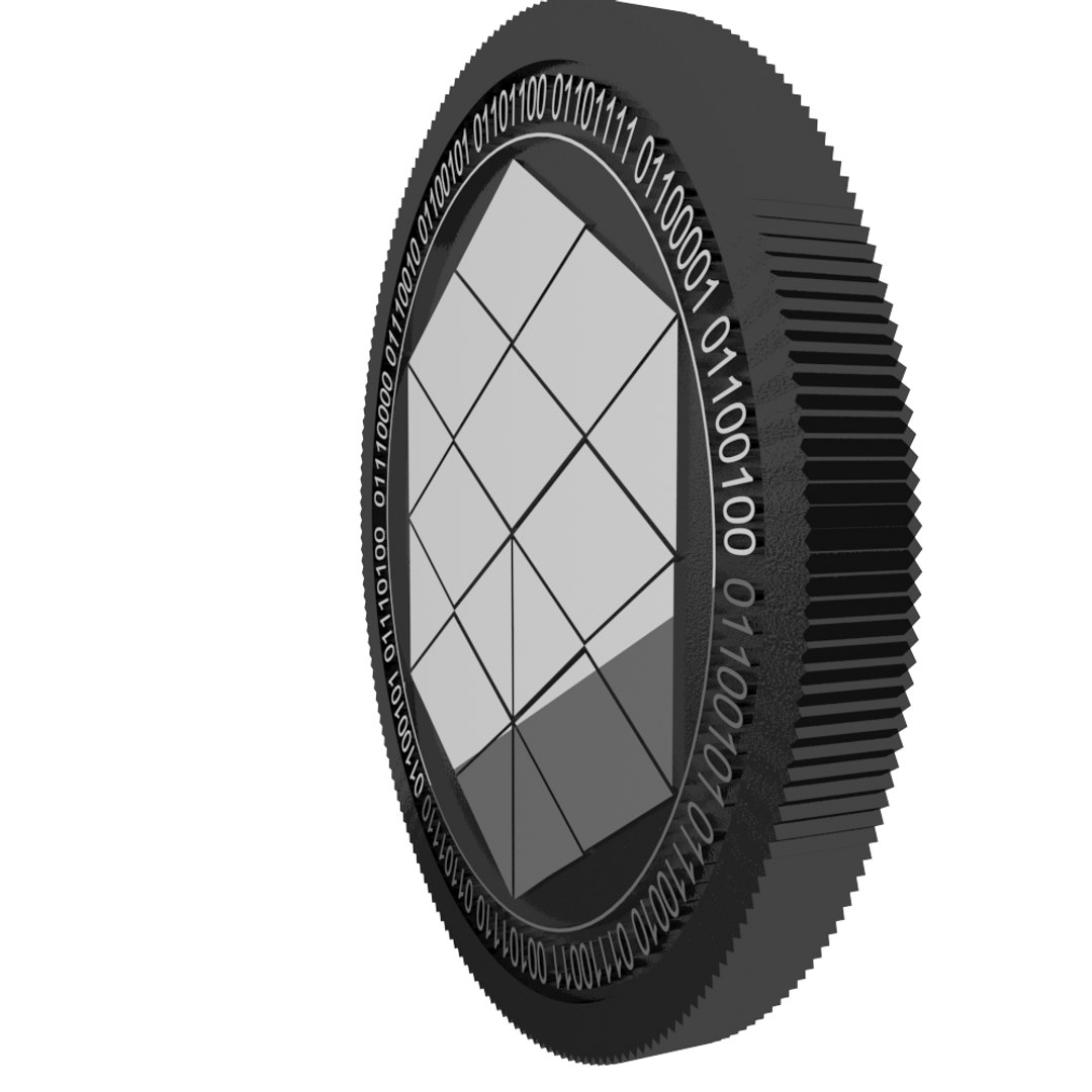 3D fidelium black coin model - TurboSquid 1605183
