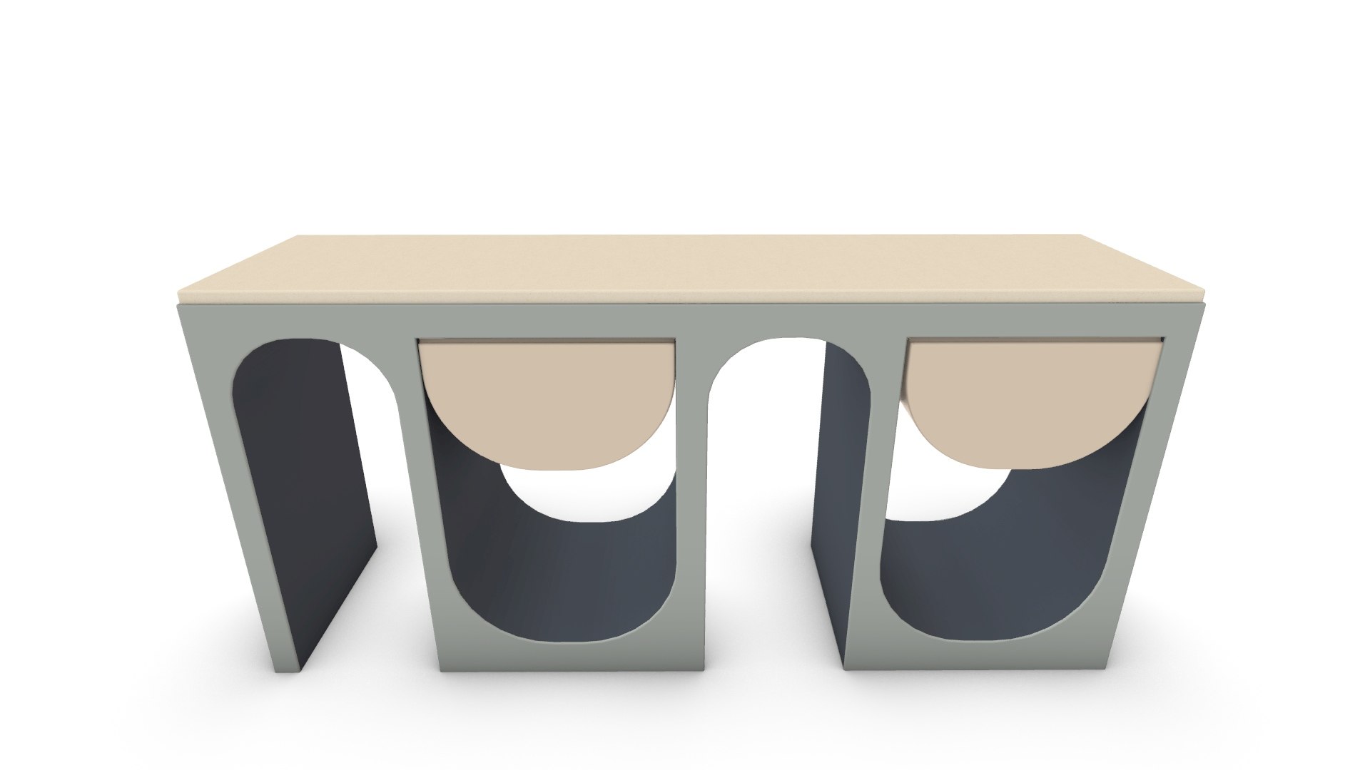 Console Table 3D Model - TurboSquid 1825605