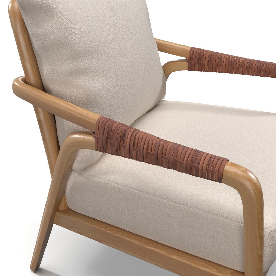 Knot Lounge Chair PBR 3D - TurboSquid 2242667