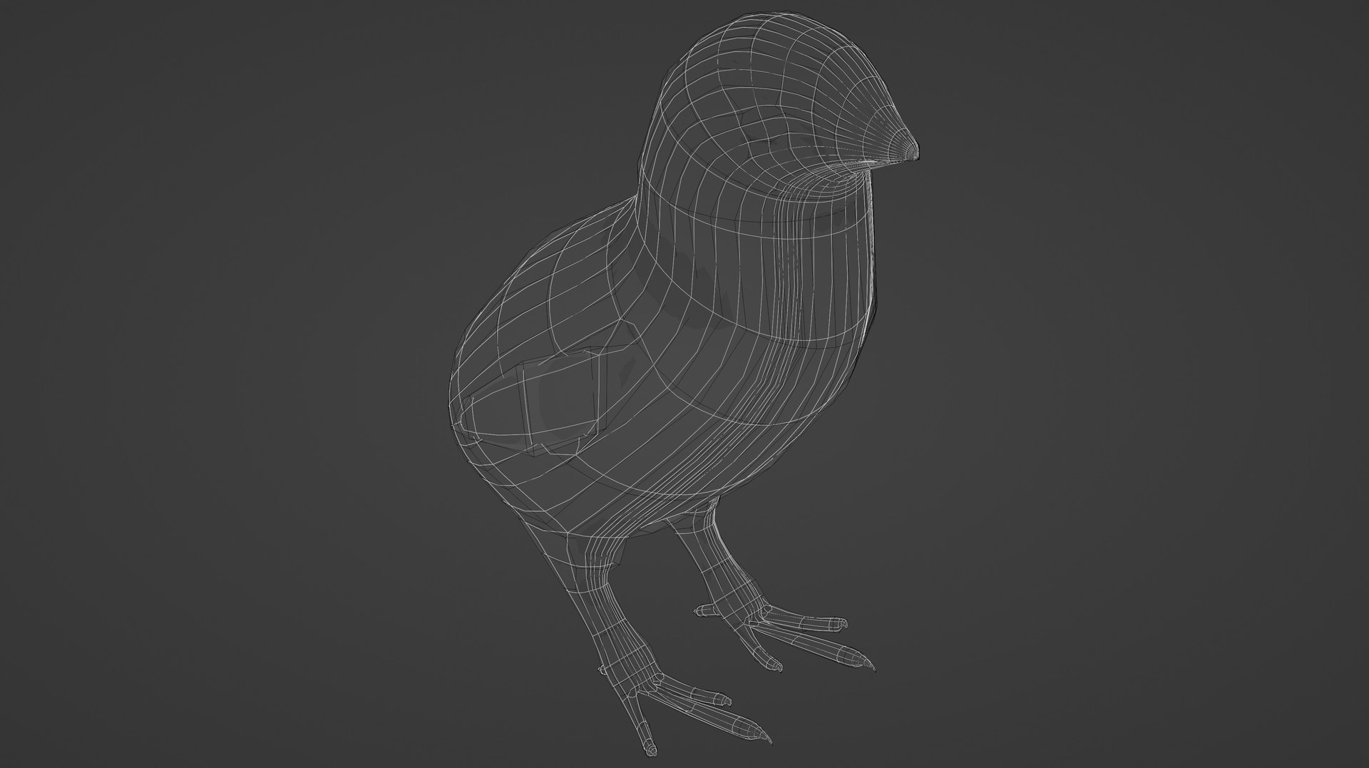 3D Rigged And Animated Bird Chick OBJ And BLEND - TurboSquid 2517870