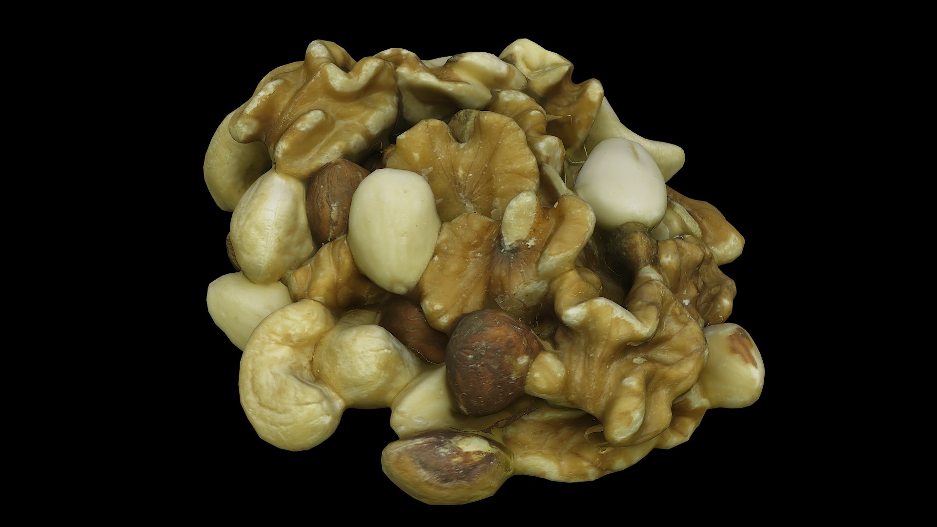 3D Nuts Mixed 01 - TurboSquid 2050123