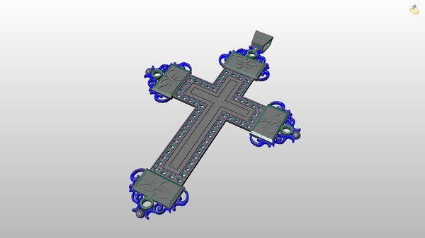 3D cross diamond - TurboSquid 1634571