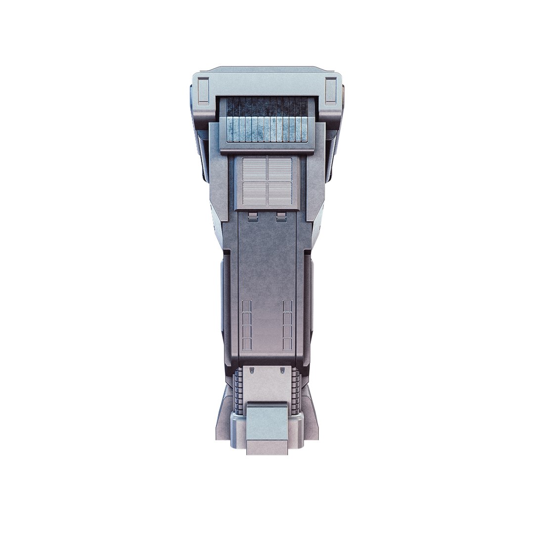 Sci-fi console monitor 3D model - TurboSquid 1649572