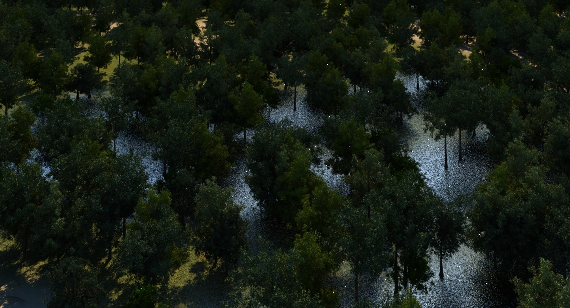 3D Generic Trees Model - TurboSquid 1376352