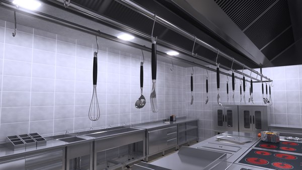 Food court 3D model - TurboSquid 1677762