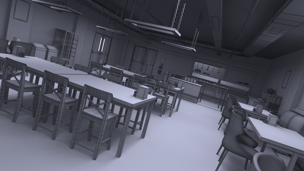 Food court 3D model - TurboSquid 1677762