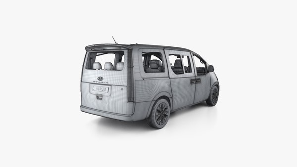 modelo 3d Hyundai Staria Premium con interior HQ 2024 - TurboSquid 2172154