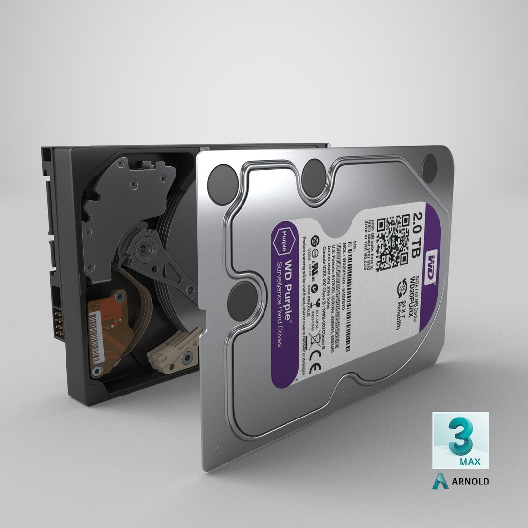 3D Computer Hard Drive model - TurboSquid 1872216