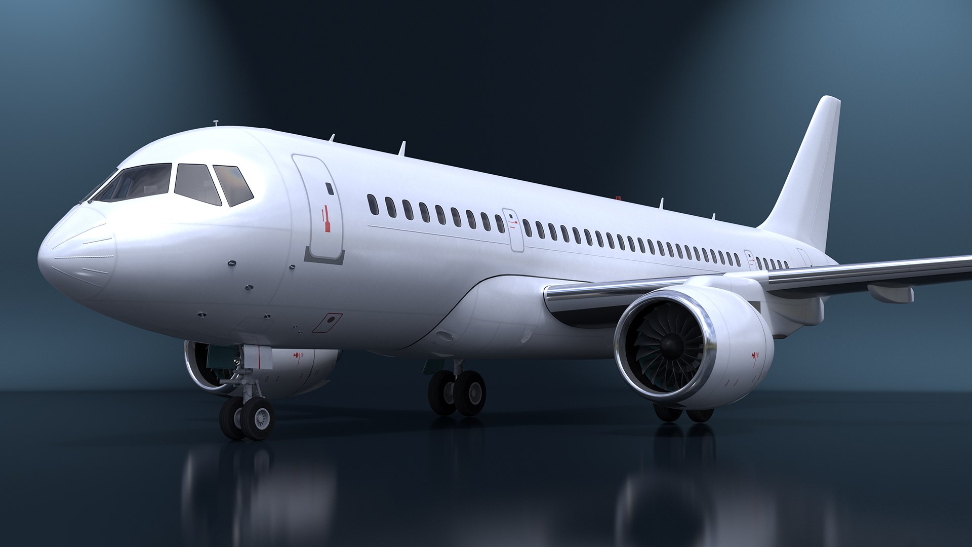 Narrow Body Airliner 3D Model - TurboSquid 2303787