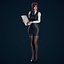 Primrose Office Lady - Game Ready 3D Model - TurboSquid 1883630