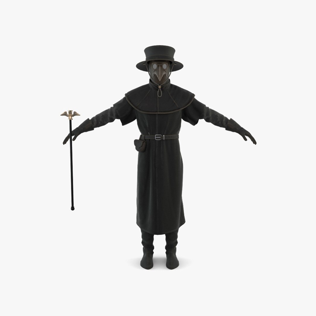 3D Plague Doctor - TurboSquid 1842408