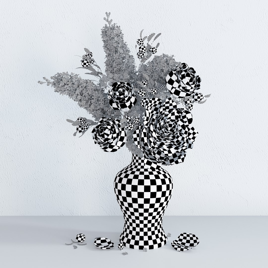 3D Model Spring Summer Bright Bouquet - TurboSquid 1725019