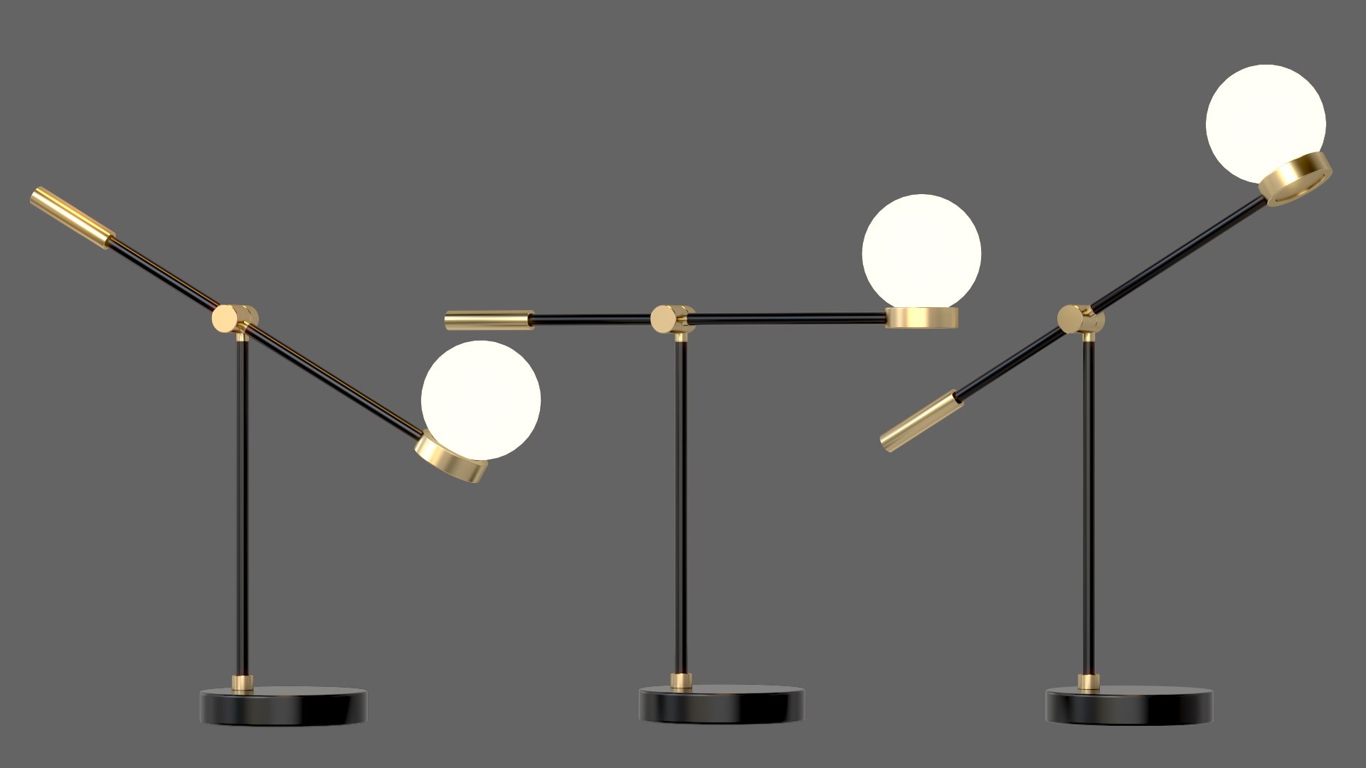 Balance LED Table Lamp Model - TurboSquid 1863033
