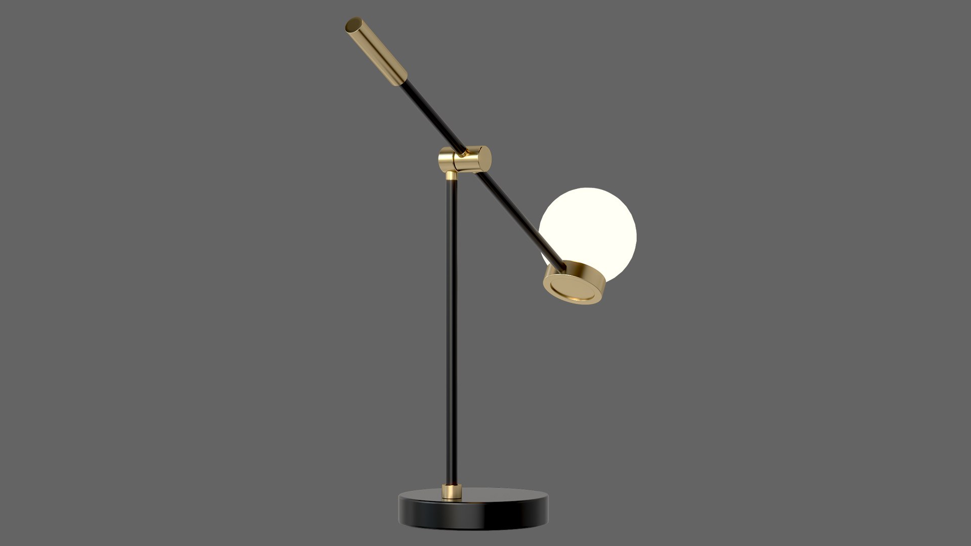 Balance LED Table Lamp Model - TurboSquid 1863033
