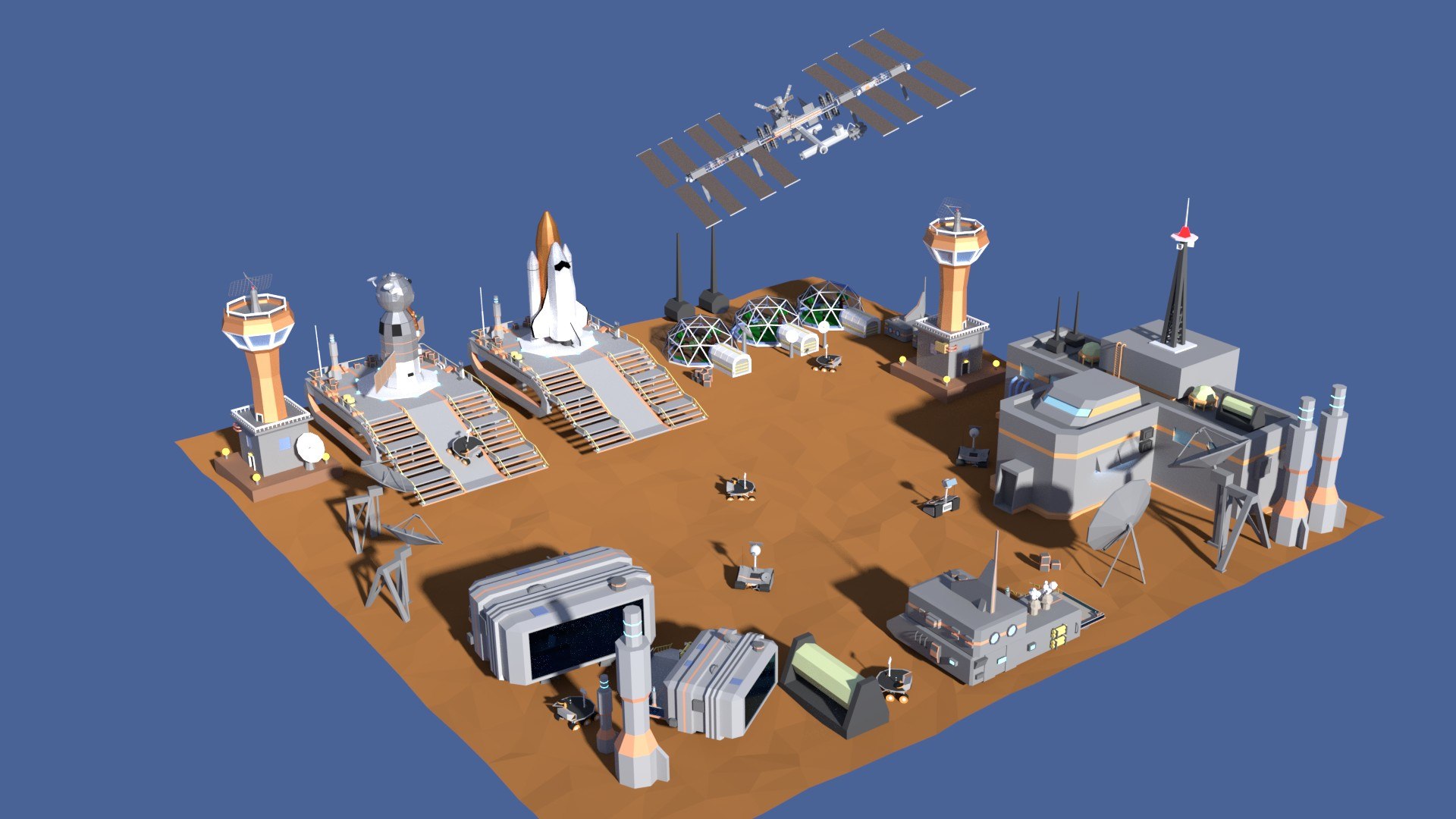 Space Colony 3D - TurboSquid 1169998