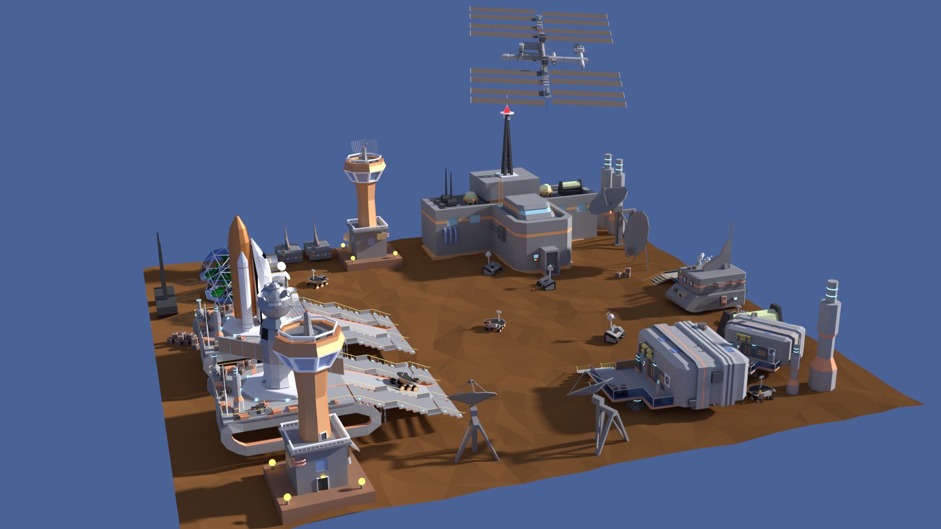 Space Colony 3D - TurboSquid 1169998