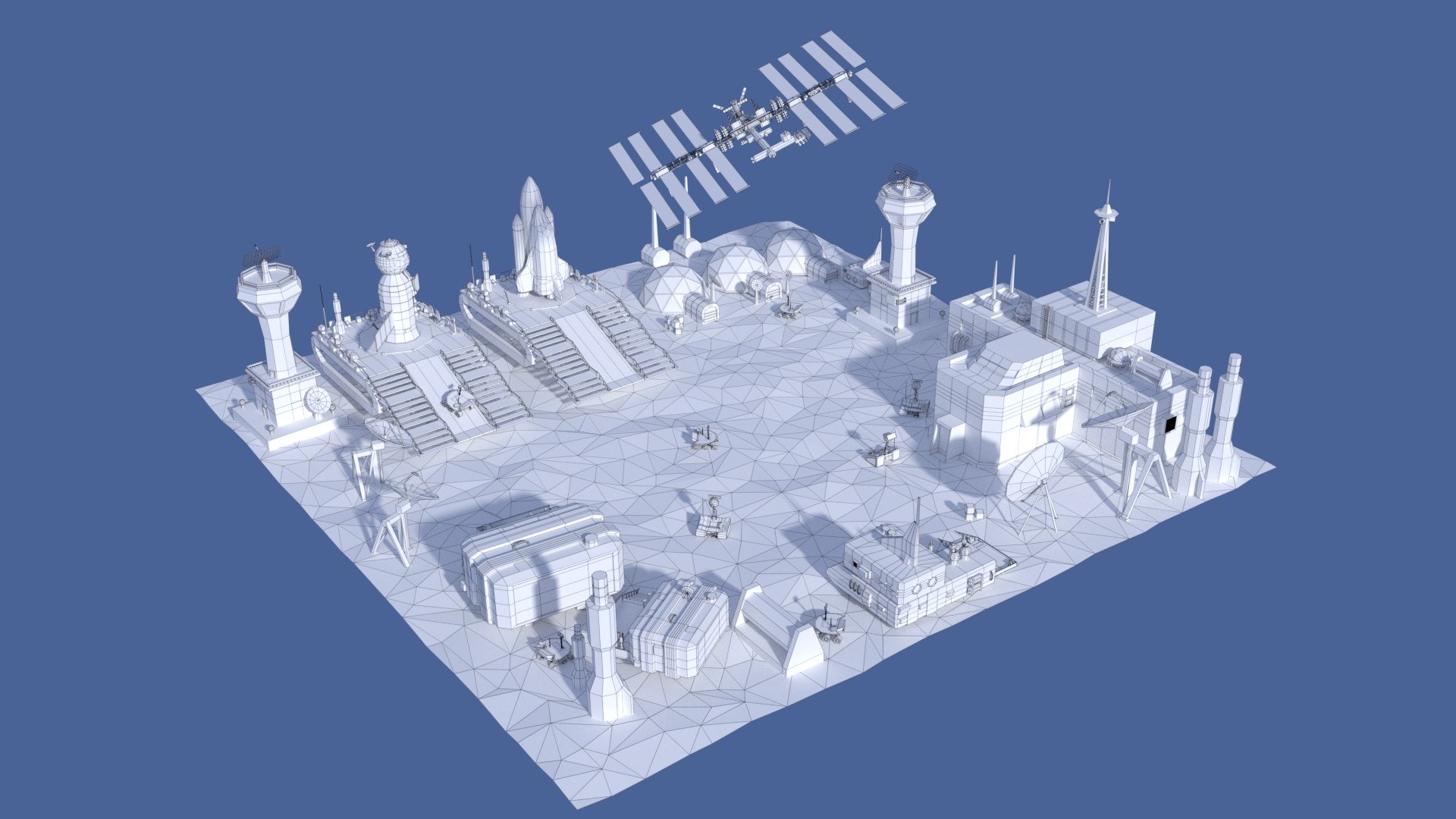 Space Colony 3D - TurboSquid 1169998