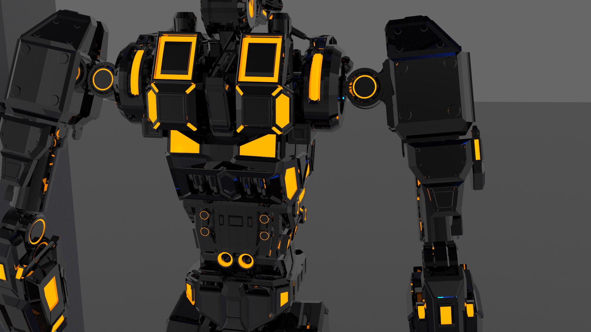 3D Cyborg - TurboSquid 1172257