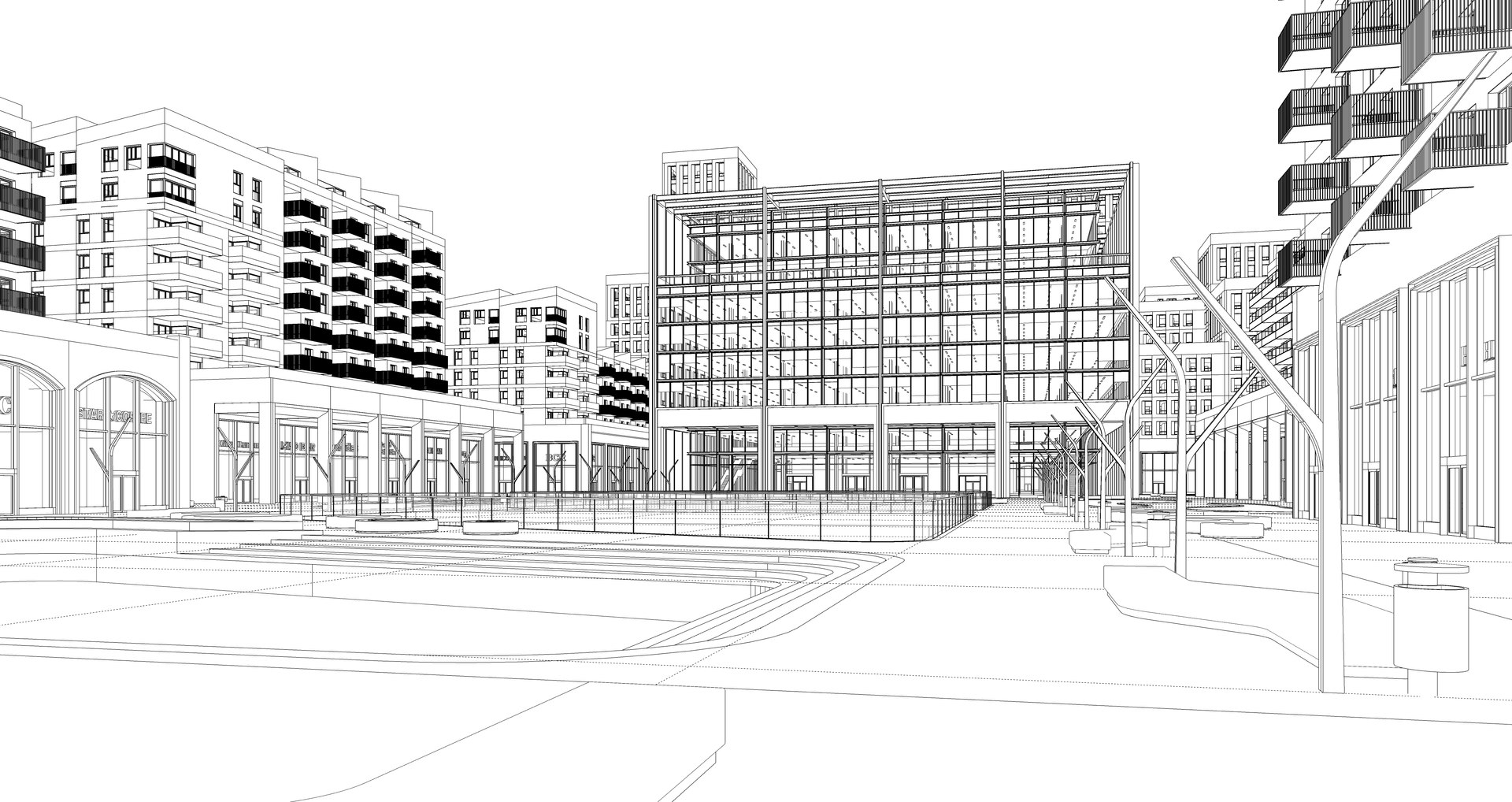 3D Office And Resi Buildings - TurboSquid 2298824
