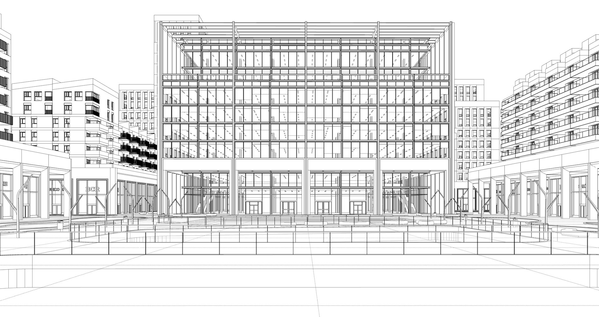 3D Office And Resi Buildings - TurboSquid 2298824