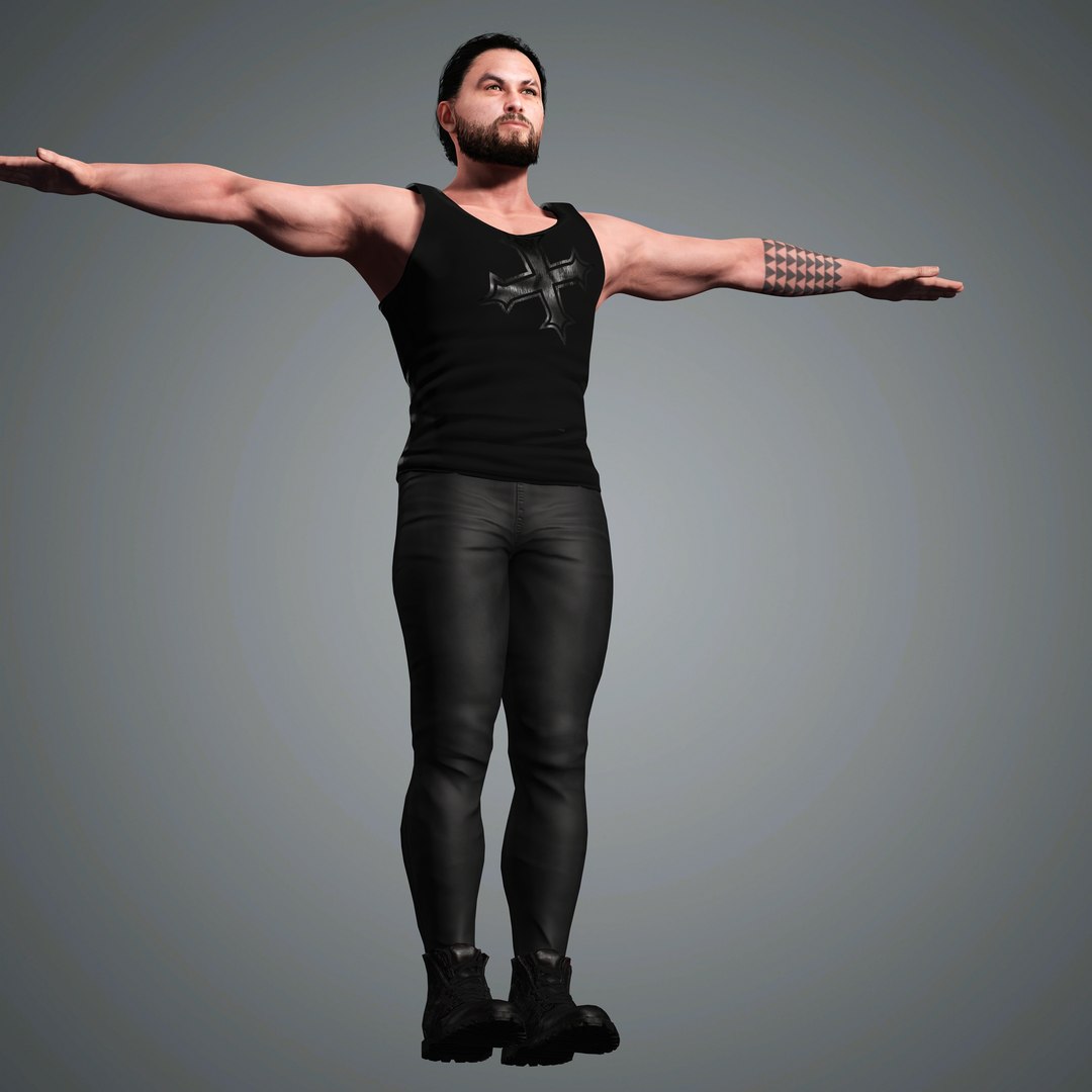 3D Jason Momoa Character 3D Model Low Poly Model - TurboSquid 2334995