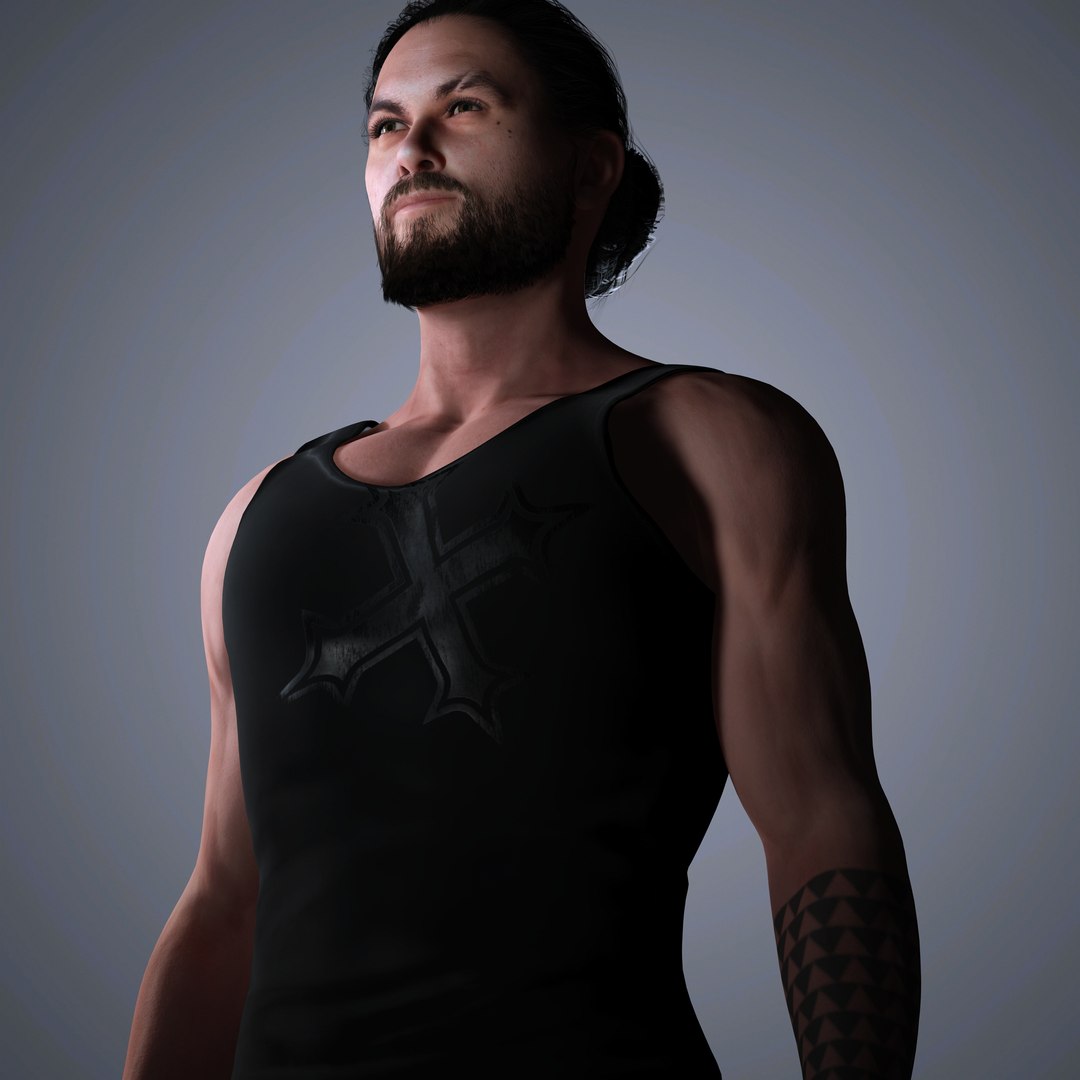 3D Jason Momoa Character 3D Model Low Poly Model - TurboSquid 2334995