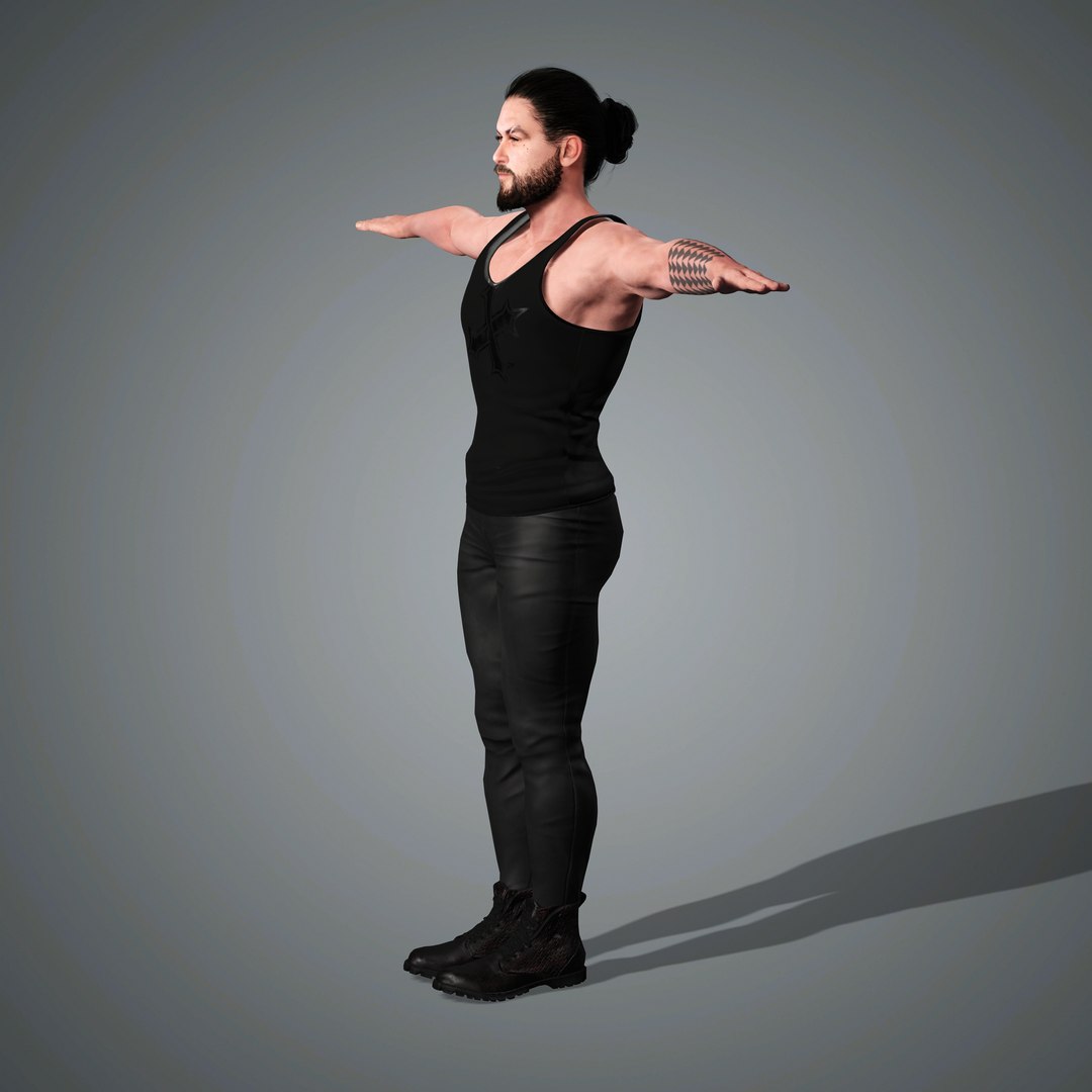 3D Jason Momoa Character 3D Model Low Poly Model - TurboSquid 2334995