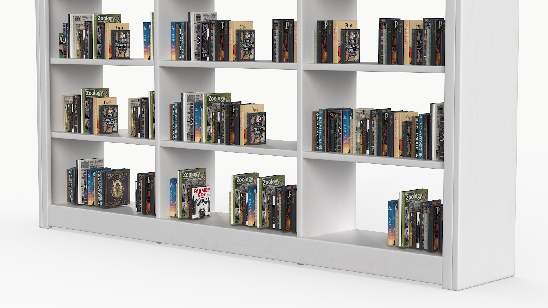 3D Library Furniture Set - TurboSquid 2382502