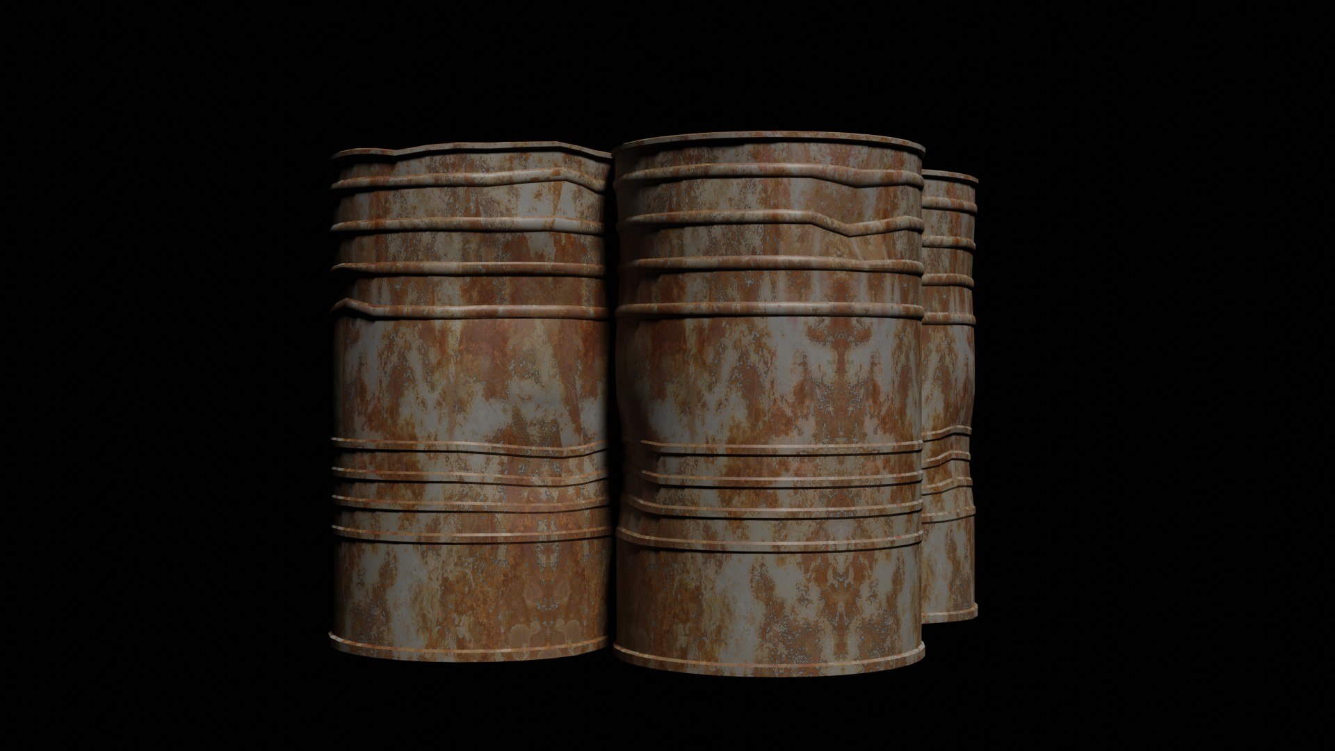 Rusty Barrel 3D - TurboSquid 2042002