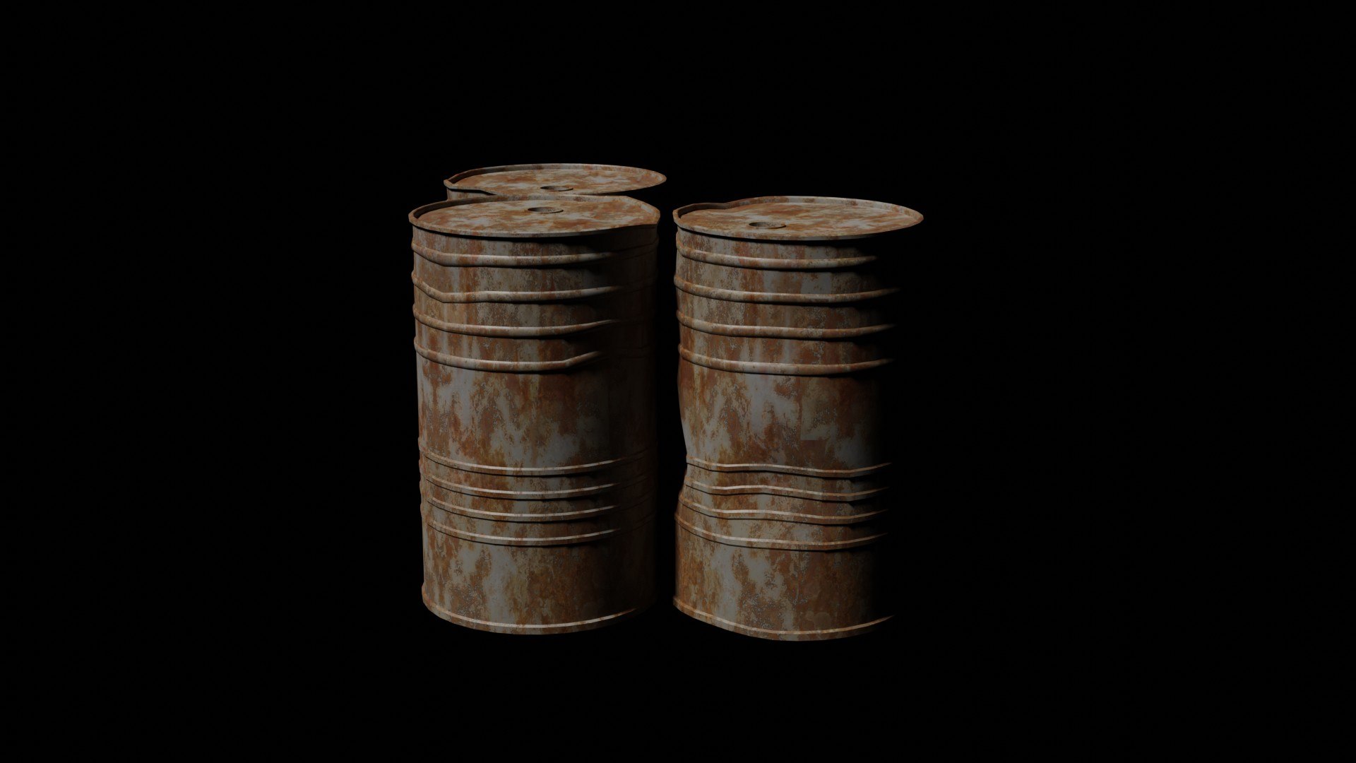 Rusty Barrel 3D - TurboSquid 2042002