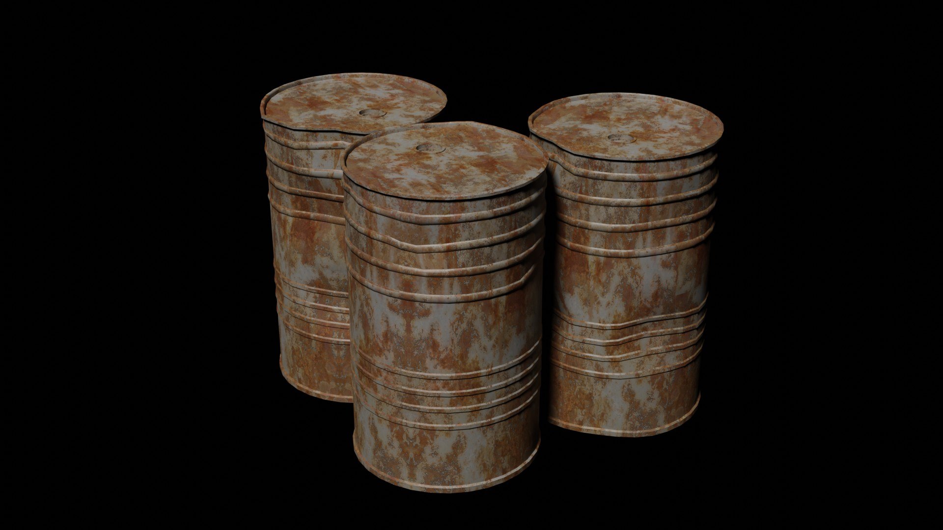 Rusty Barrel 3D - TurboSquid 2042002