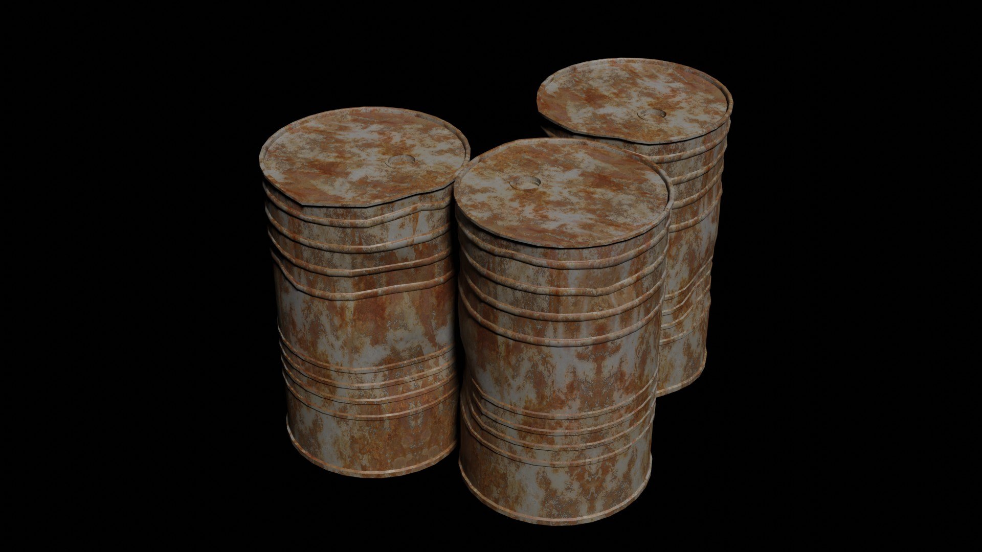 Rusty Barrel 3D - TurboSquid 2042002
