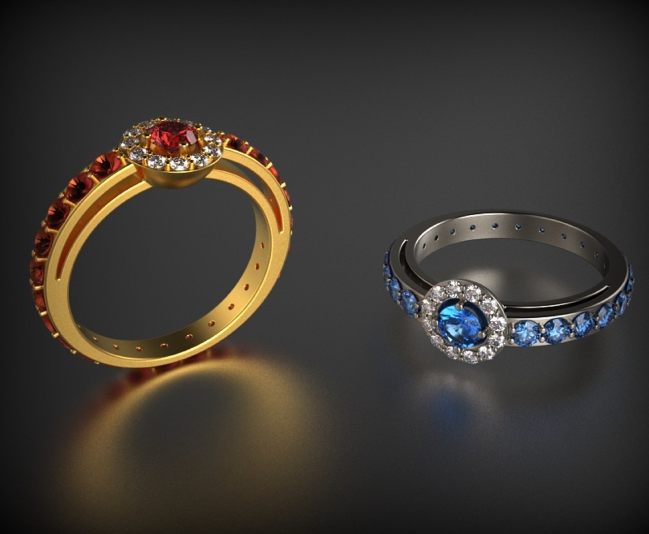 3D Engagement Ring - TurboSquid 2165315