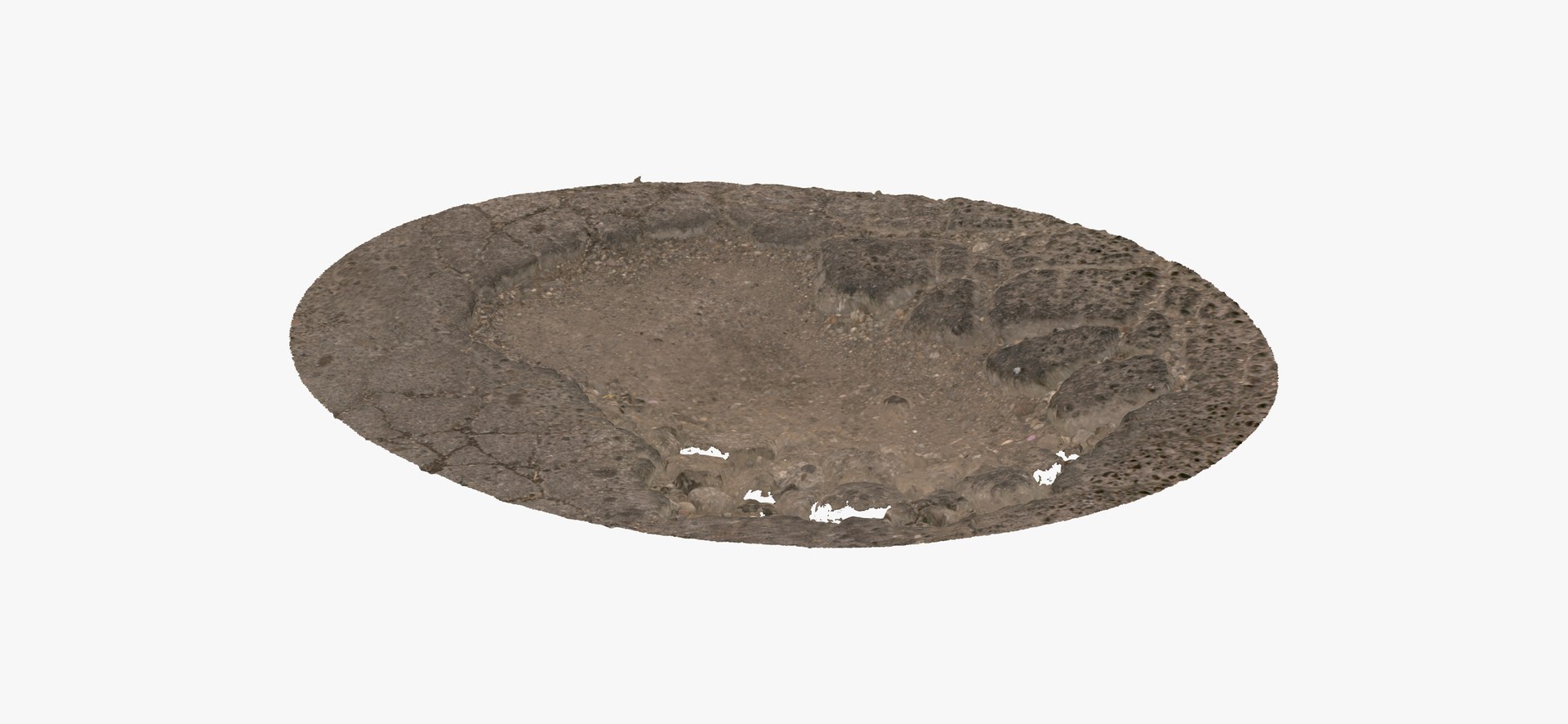 Pothole 10 RAW Scan 3D Model - TurboSquid 1957060