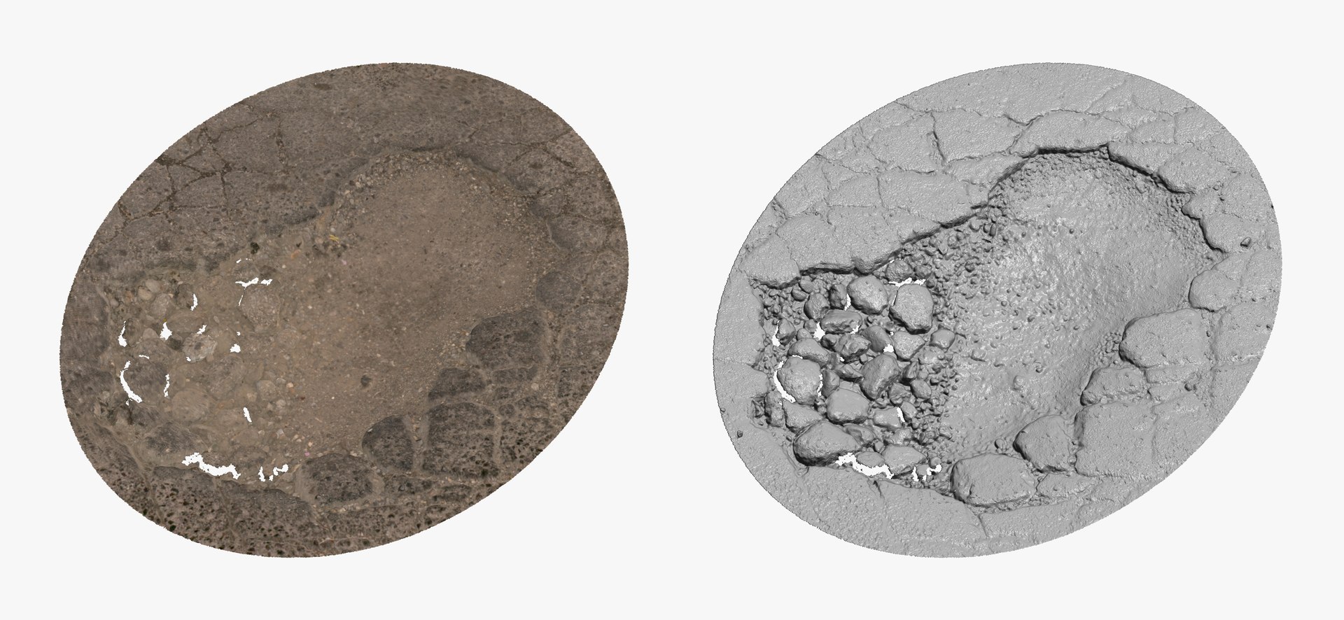 Pothole 10 RAW Scan 3D Model - TurboSquid 1957060