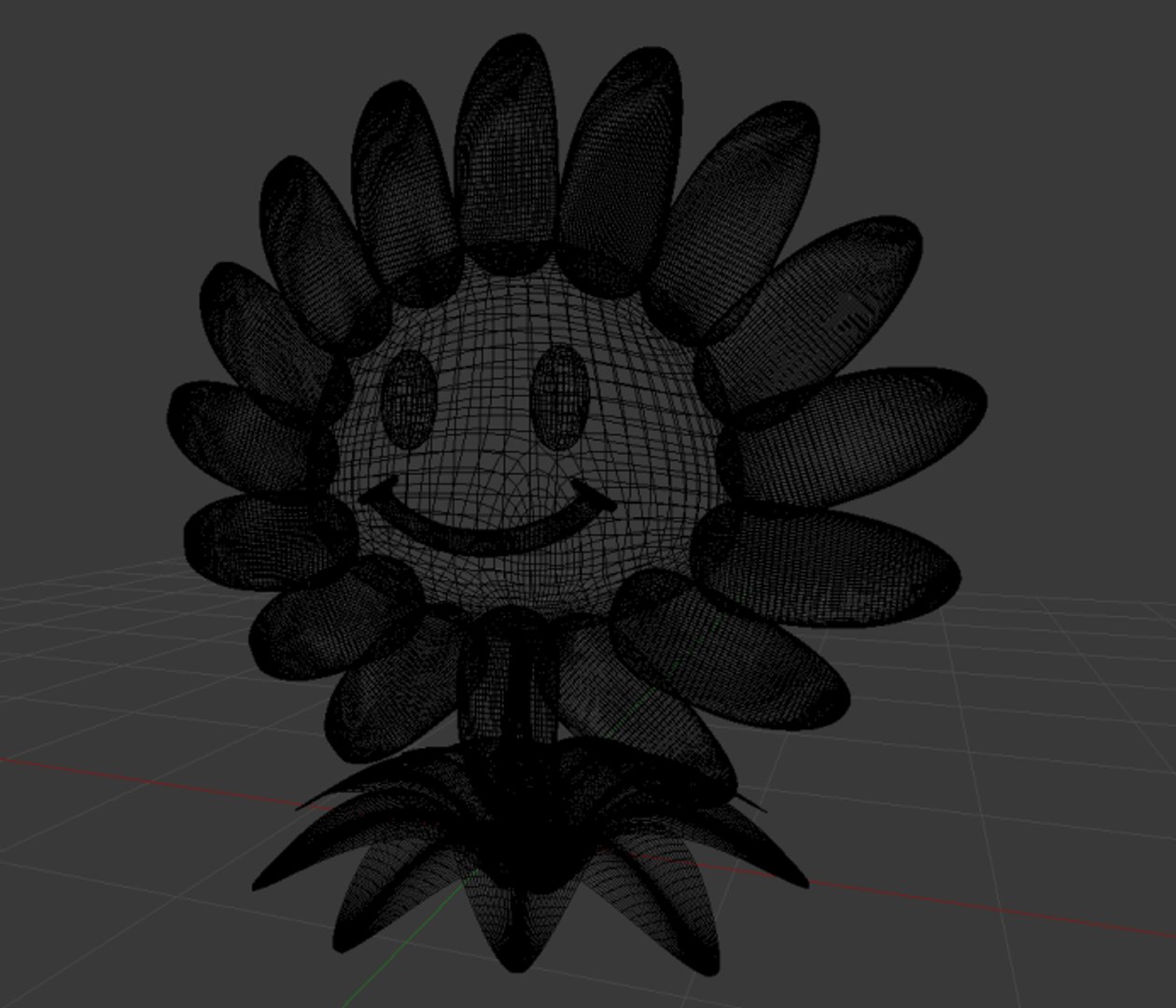 3D model plants vs zombies sunflower - TurboSquid 1777052